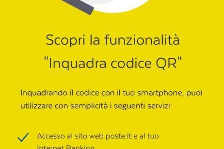 POSTE ITALIANE: CON IL “CODICE QR” ACCESSO SEMPLICE, VELOCE E SICURO AI SERVIZI NEGLI UFFICI ...